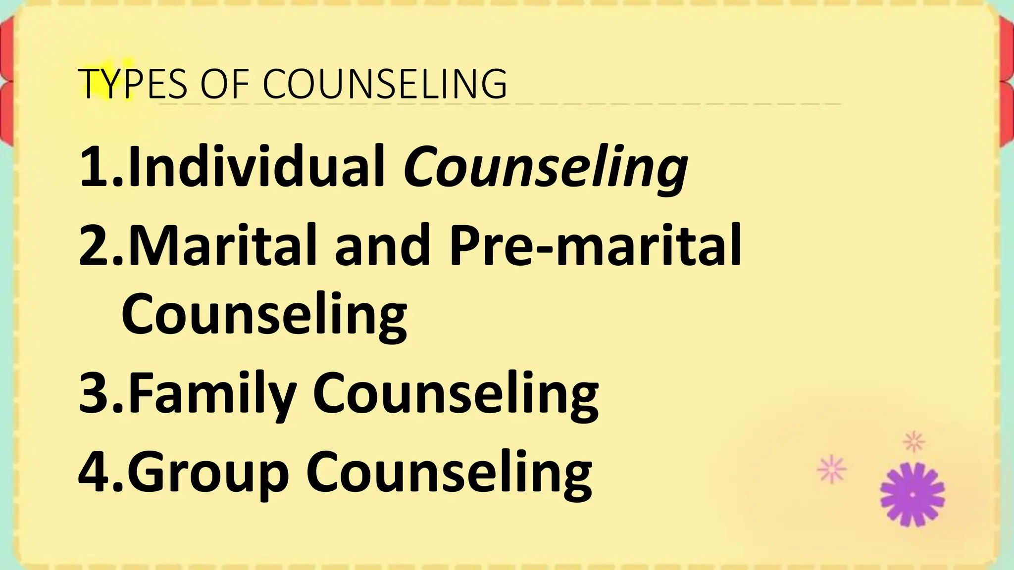Counseling-HUMSS-ppt Goal,Scope, Function, Competencies.pptx | Mental Health | Diseases and ...
