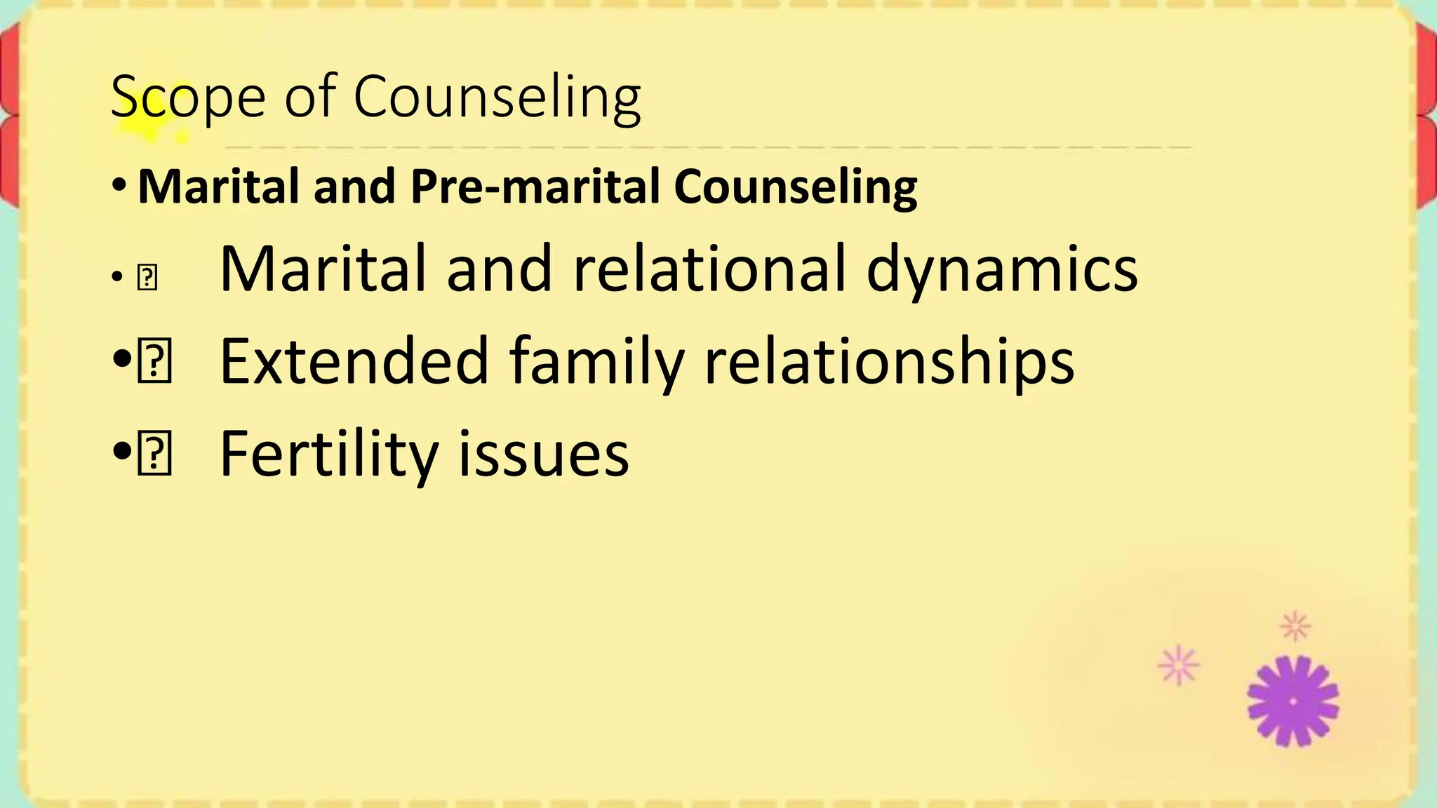 Counseling-HUMSS-ppt Goal,Scope, Function, Competencies.pptx | Mental Health | Diseases and ...