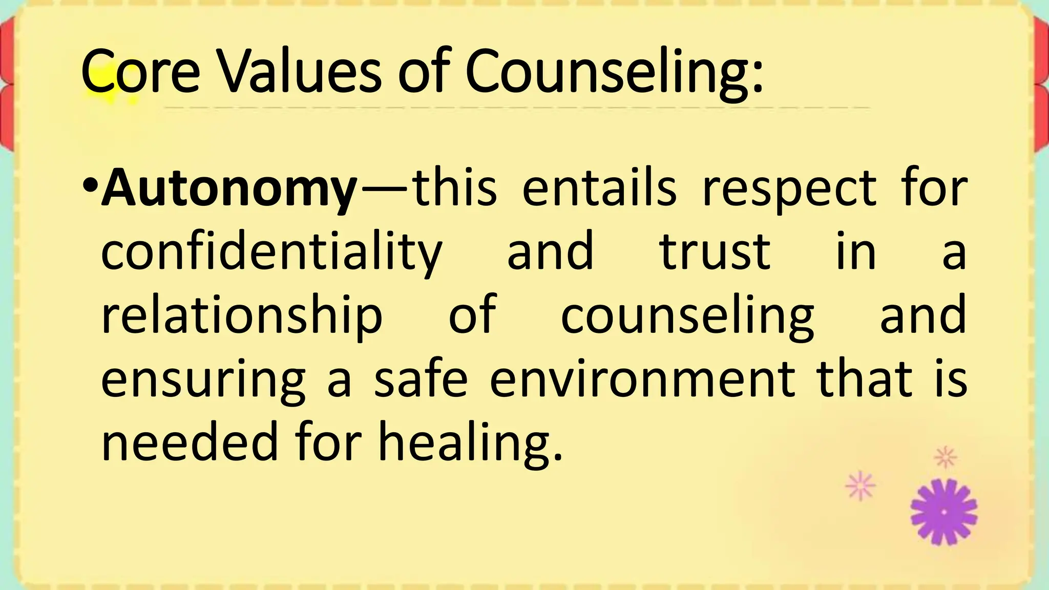 Counseling-HUMSS-ppt Goal,Scope, Function, Competencies.pptx | Mental ...