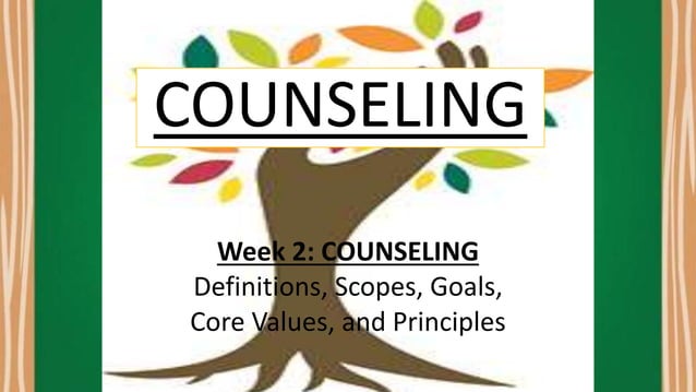 Counseling-HUMSS-ppt Goal,Scope, Function, Competencies.pptx | Mental ...