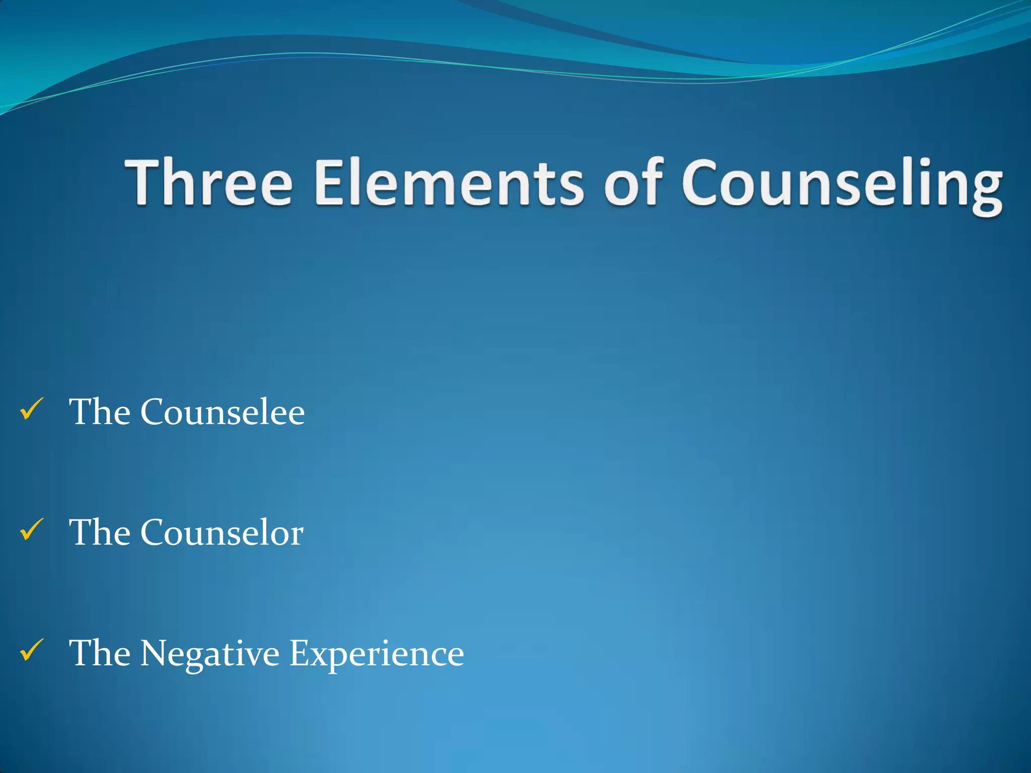 Counseling and guidance | PDF