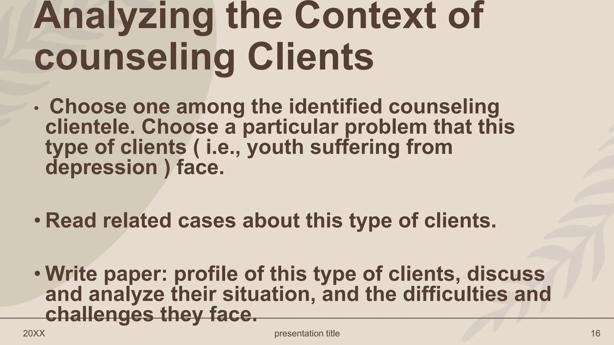 Counseling and Its Clientele and Audience.pptx