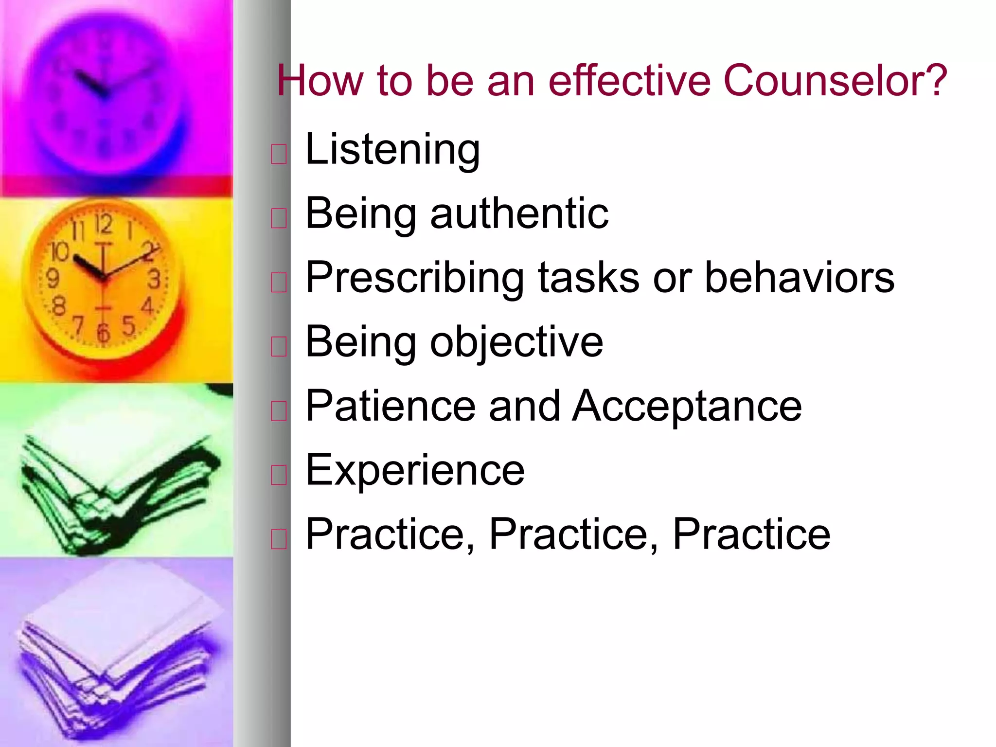 Counseling and Role of Counselor.pptx