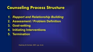 Counseling as a process | PPTX