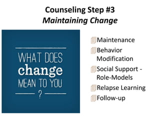 Counseling for Behavior Change | PDF