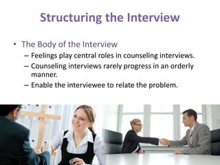 Counseling interview | PDF