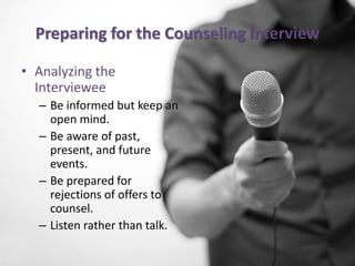 Counseling interview | PDF