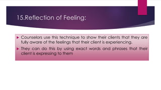 Counseling ppt | PDF | Mental Health | Diseases and Conditions