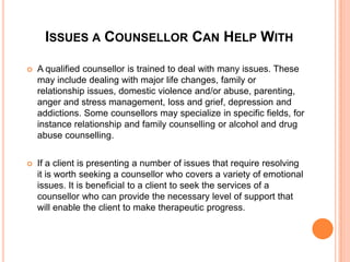 Counseling practices | PPTX