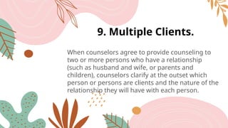 Counseling Relationships.pptx this document | PPT