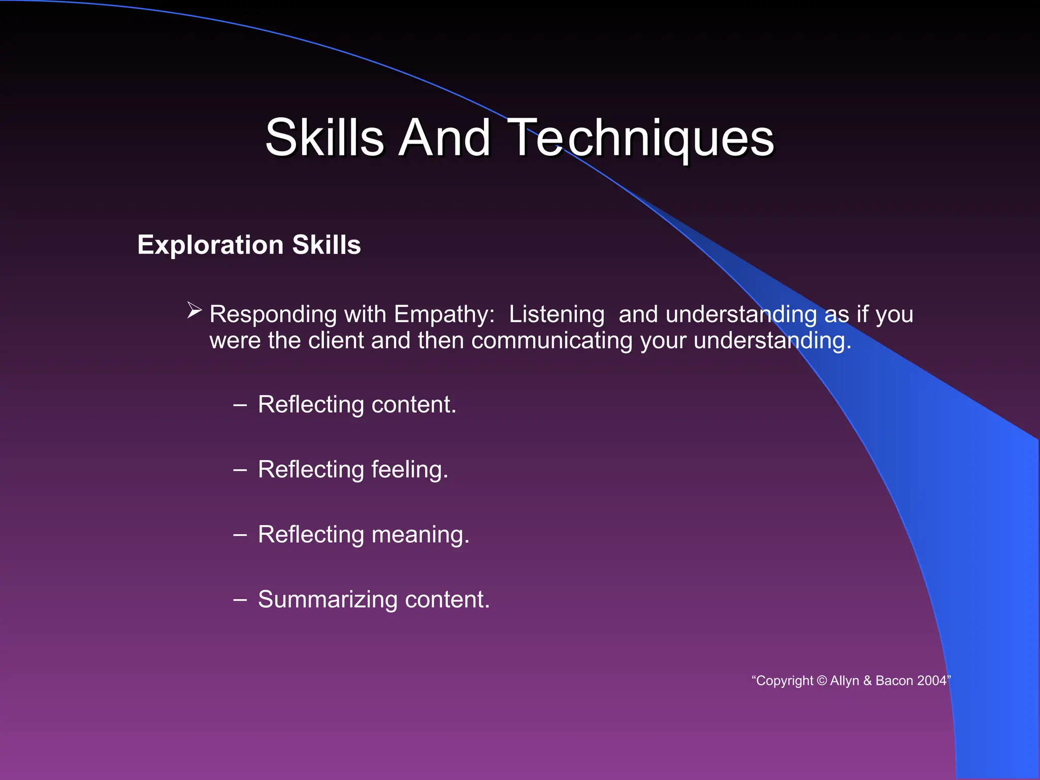 counseling skills and techniques-notes.ppt