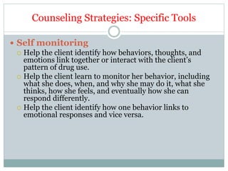 Counseling Strategies Action & Maintenance | PPT