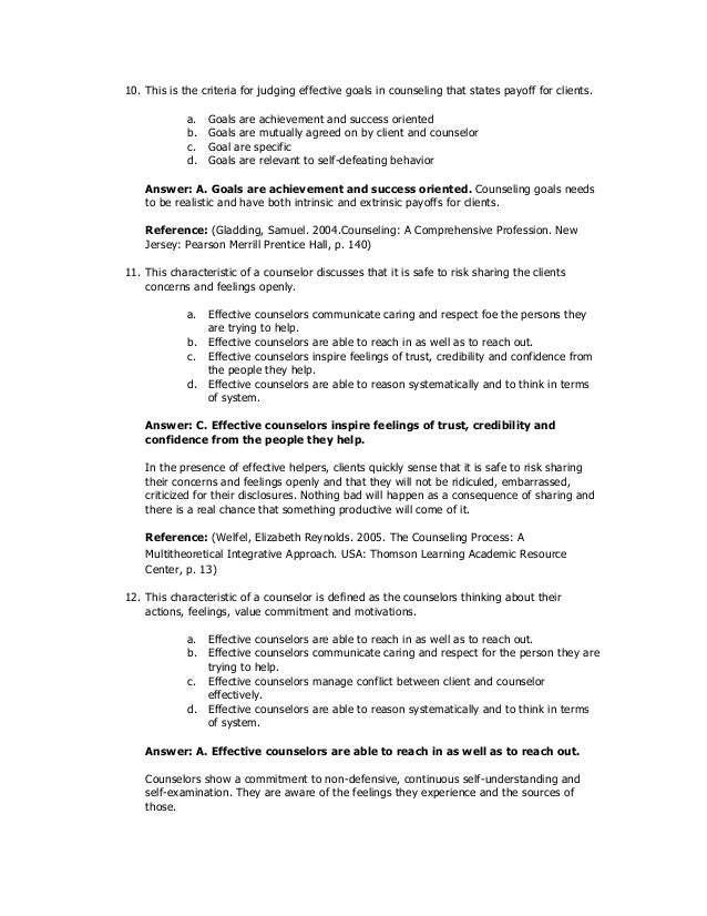 Counseling test22012