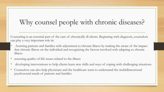 Counseling the patient with chronic illness & Crisis.pptx