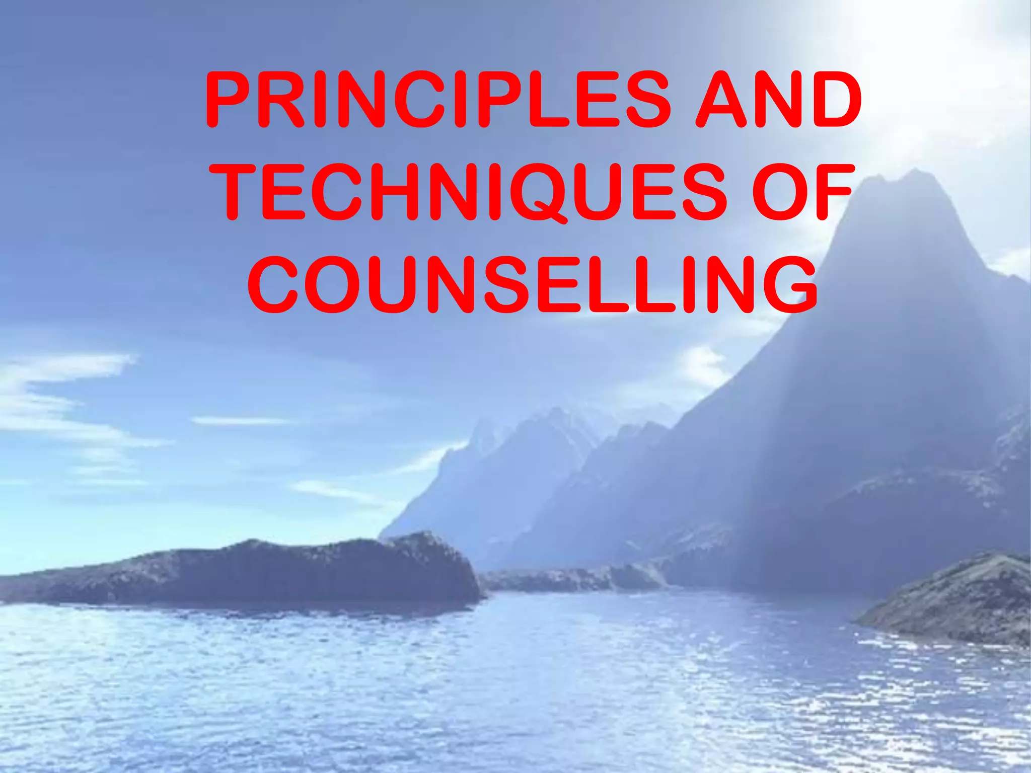 Counselling | PPTX