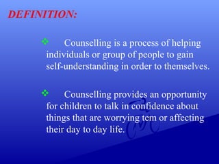 Counselling | PPT | Primary Education | Education