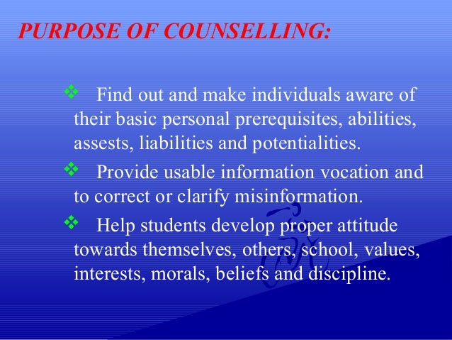 Counselling counselling