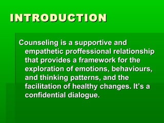Counselling | PPT