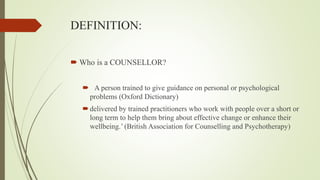 Teacher As A Counselor | PPTX