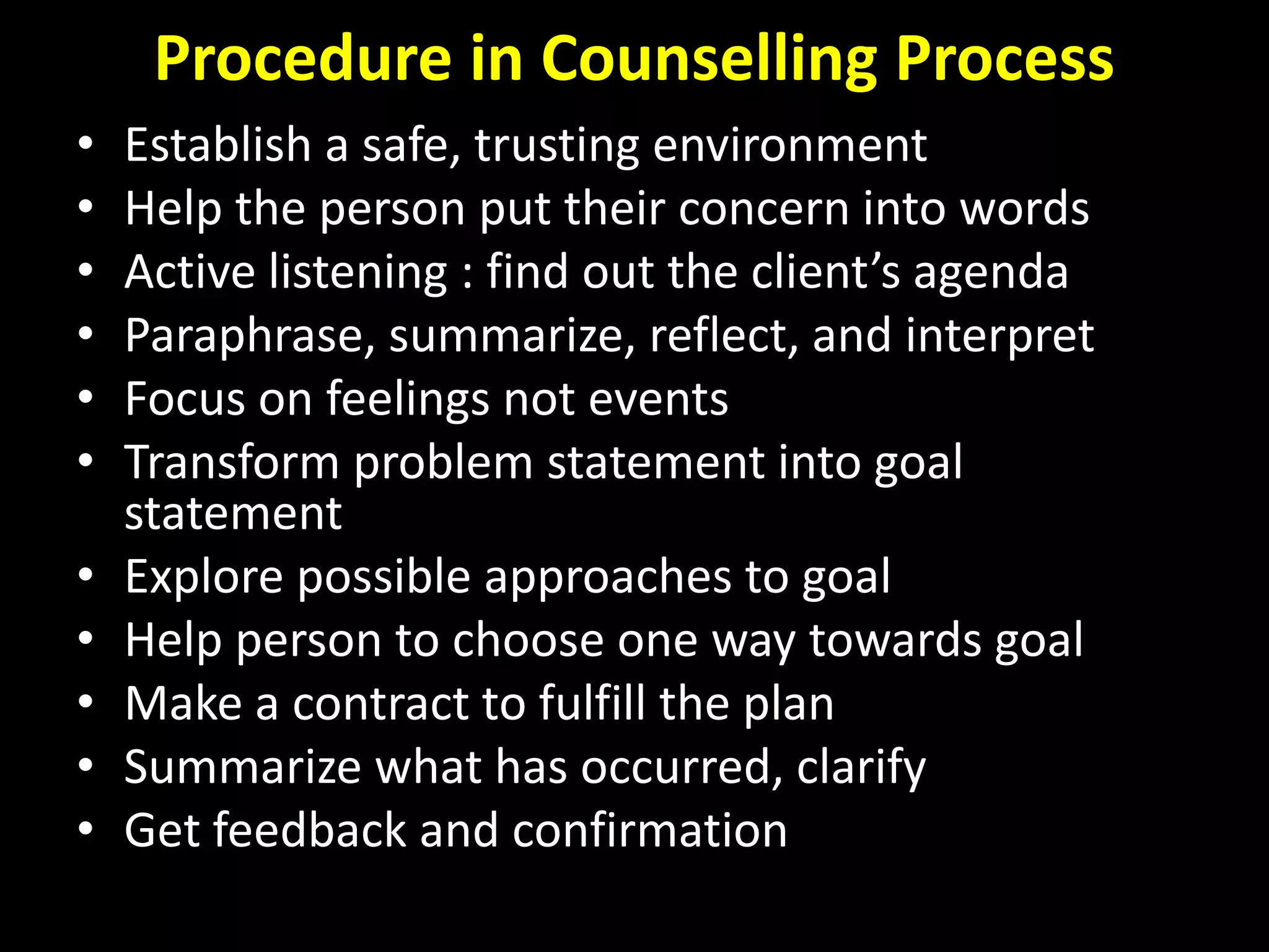 Counselling | PPTX