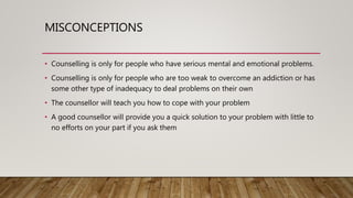 Counselling- A Gateway To Mental Health | PPTX