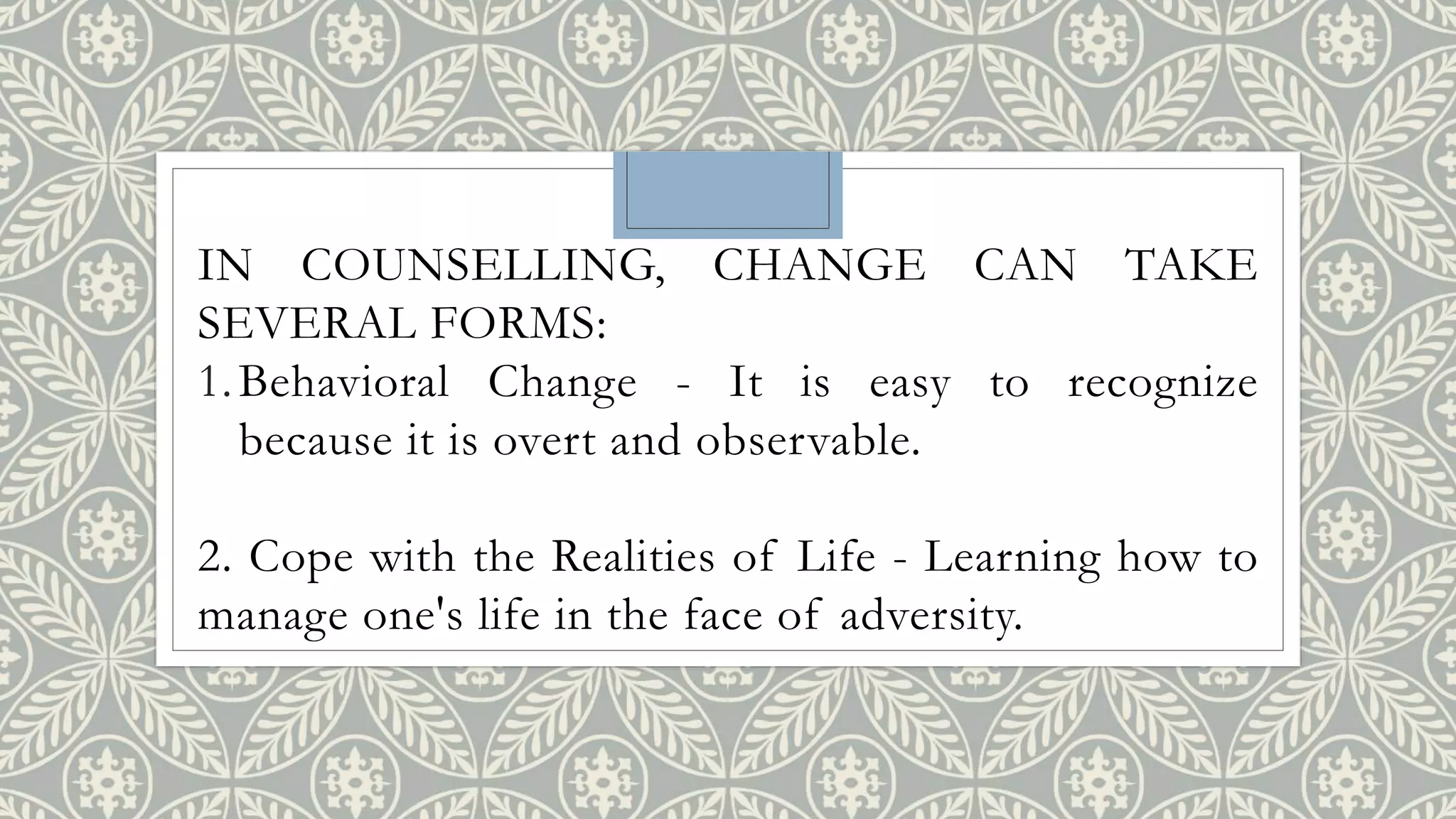 Counselling | PPTX
