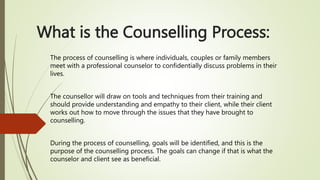 Counselling and its types according to behavior psychology | PPT