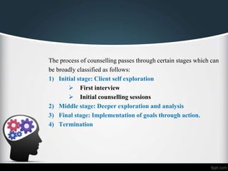 What is counselling, it's principal and techniques | PPTX