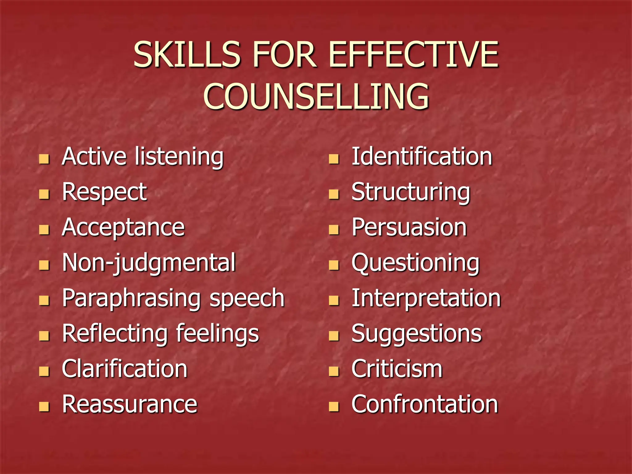 Counselling and typesof counselling .ppt