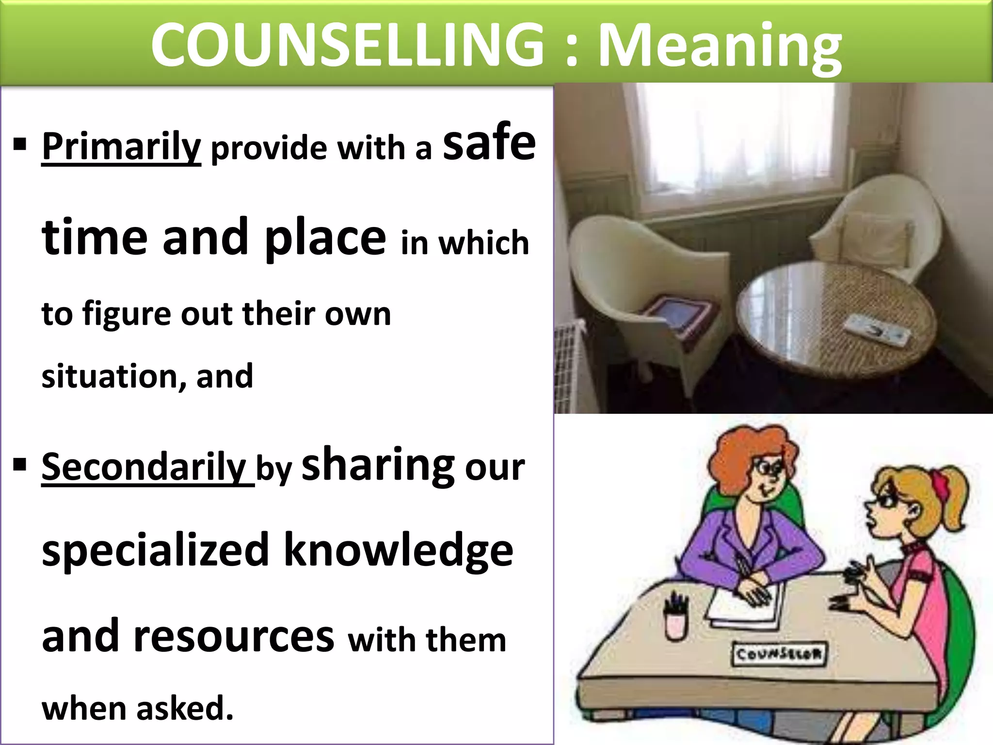 Counselling | PPTX
