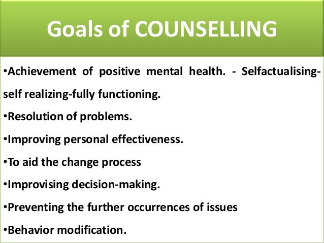 Counselling