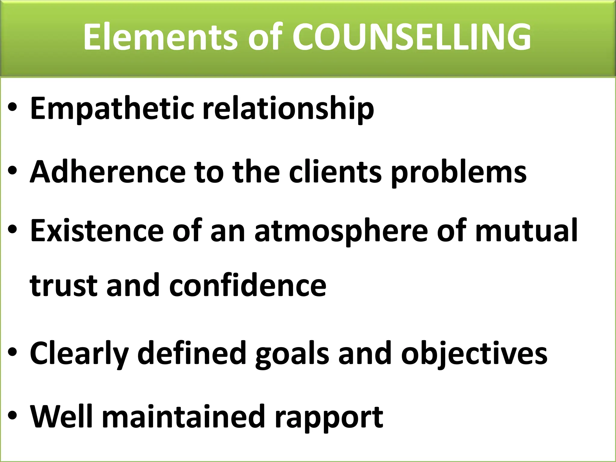Counselling in Human Resource Management | PPTX