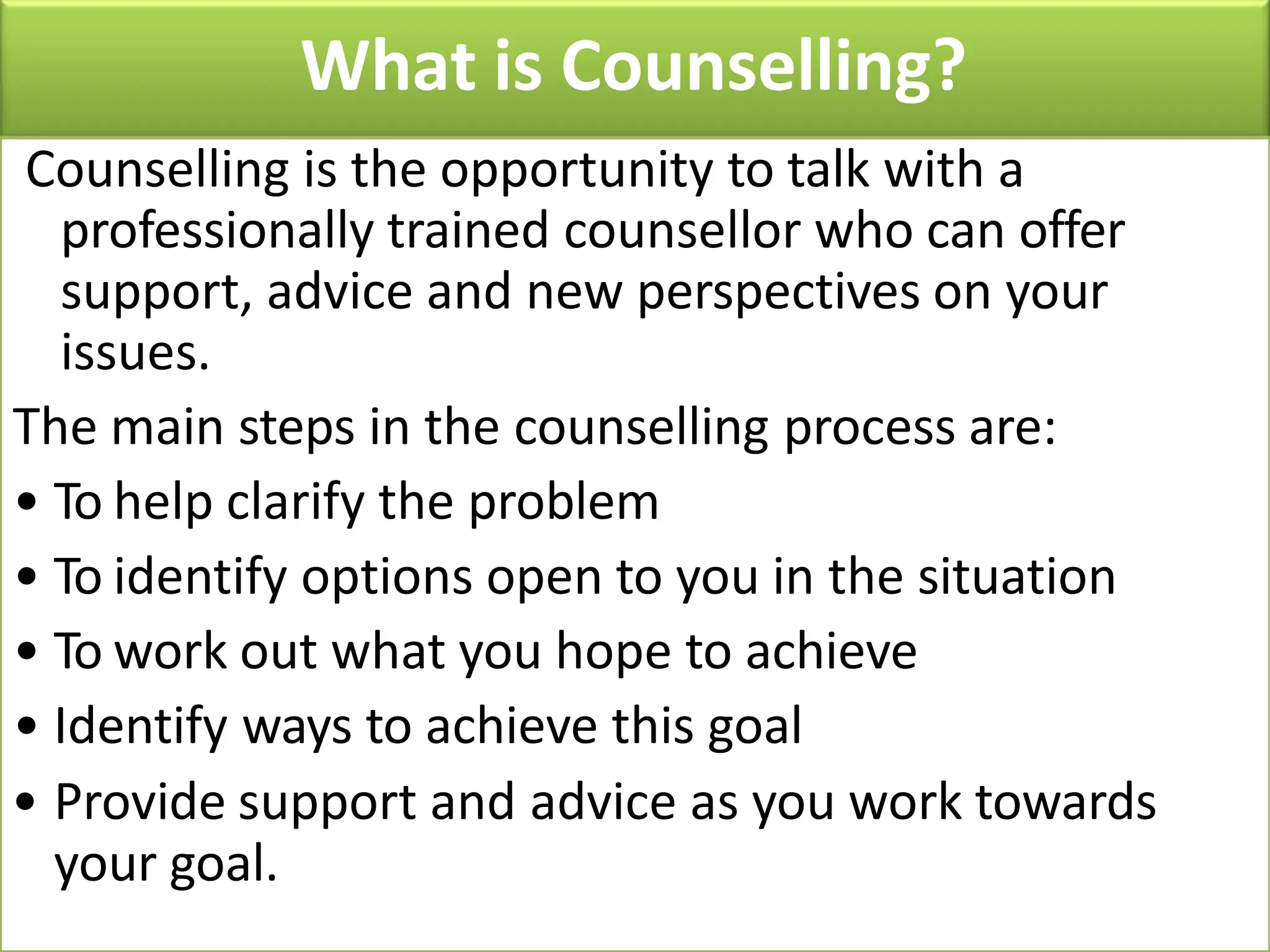 Counselling in Human Resource Management | PPTX