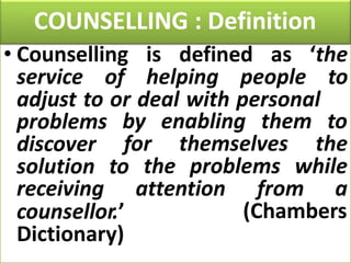 Counselling in Human Resource Management | PPTX | Mental Health ...