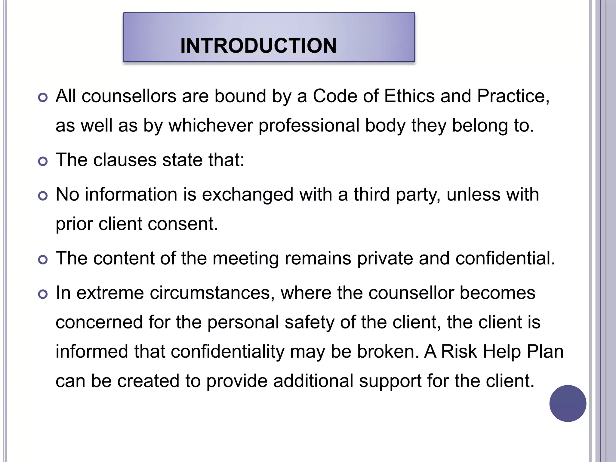 Dual and multiple relationships in counselling | PPTX