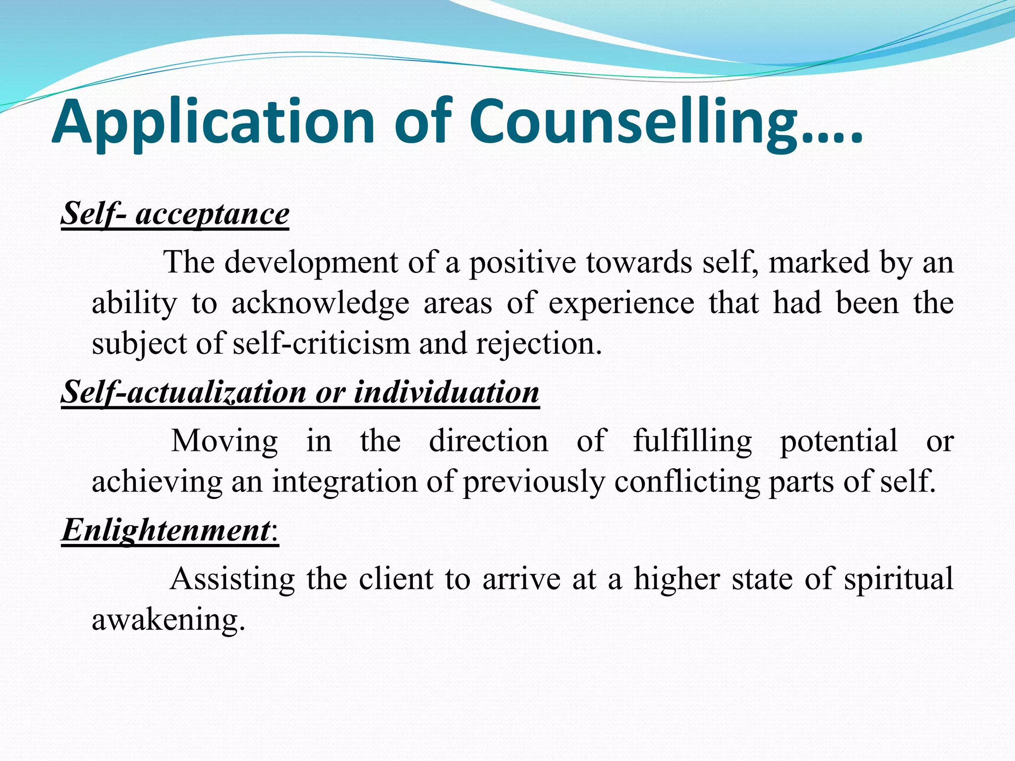 Counselling Applications - R.D.Sivakumar | PPTX