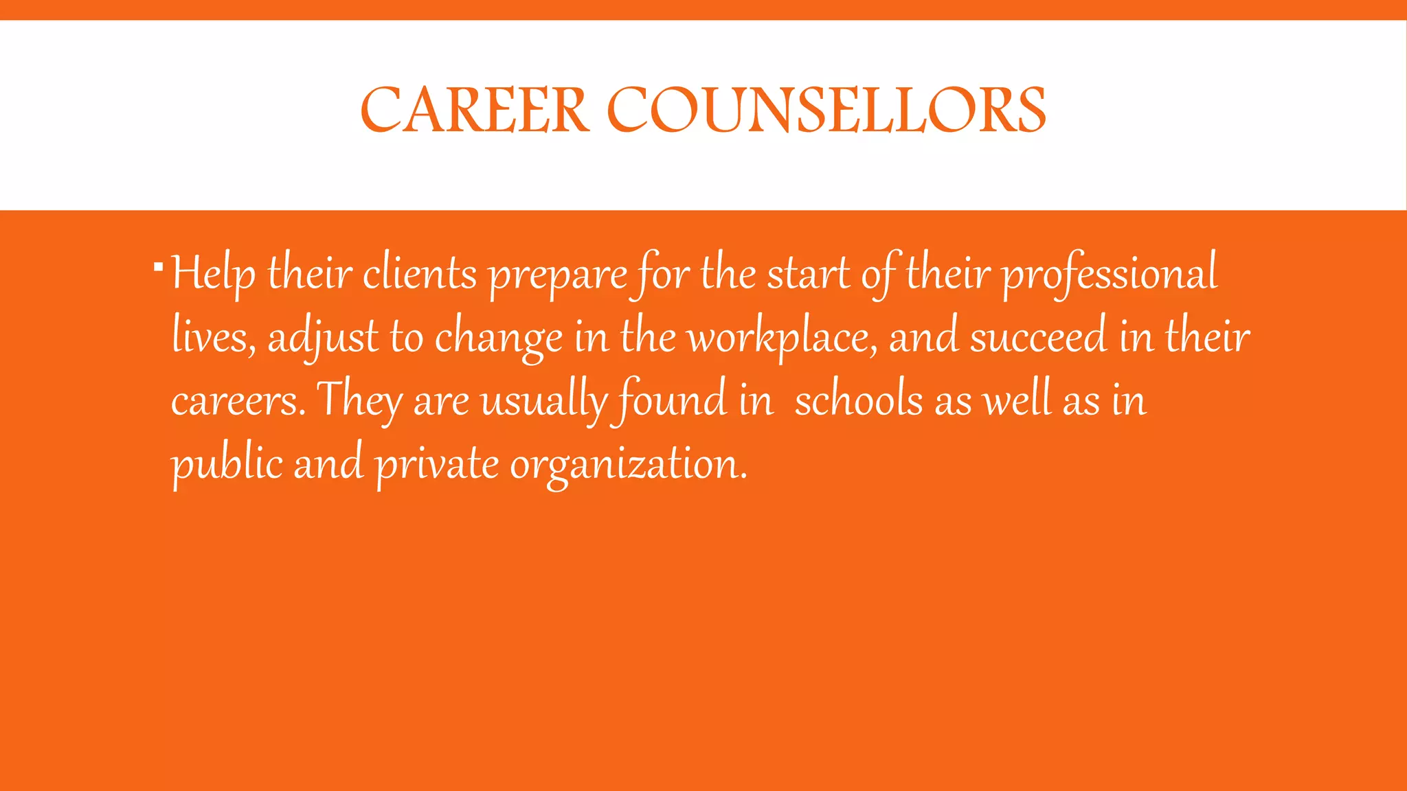 Counselling as Profession and Practice | PPTX
