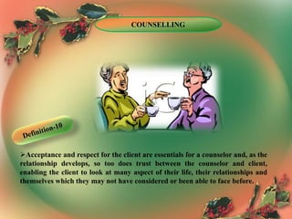 Counselling Definition - R.D.Sivakumar | PPT