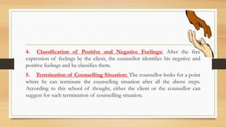 Counselling- counselling approach: dirctive, non directive, eclectic ...