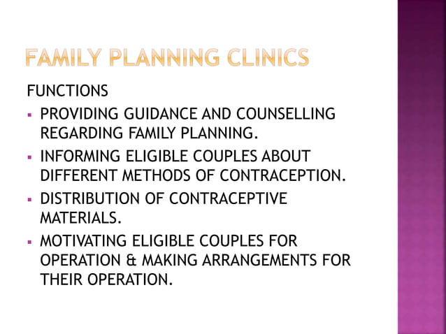COUNSELLING FOR FAMILY.ppt family planning methods of contraception | PPT
