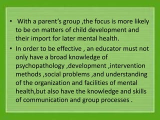 MENTAL HEALTH EDUCATION | PPTX