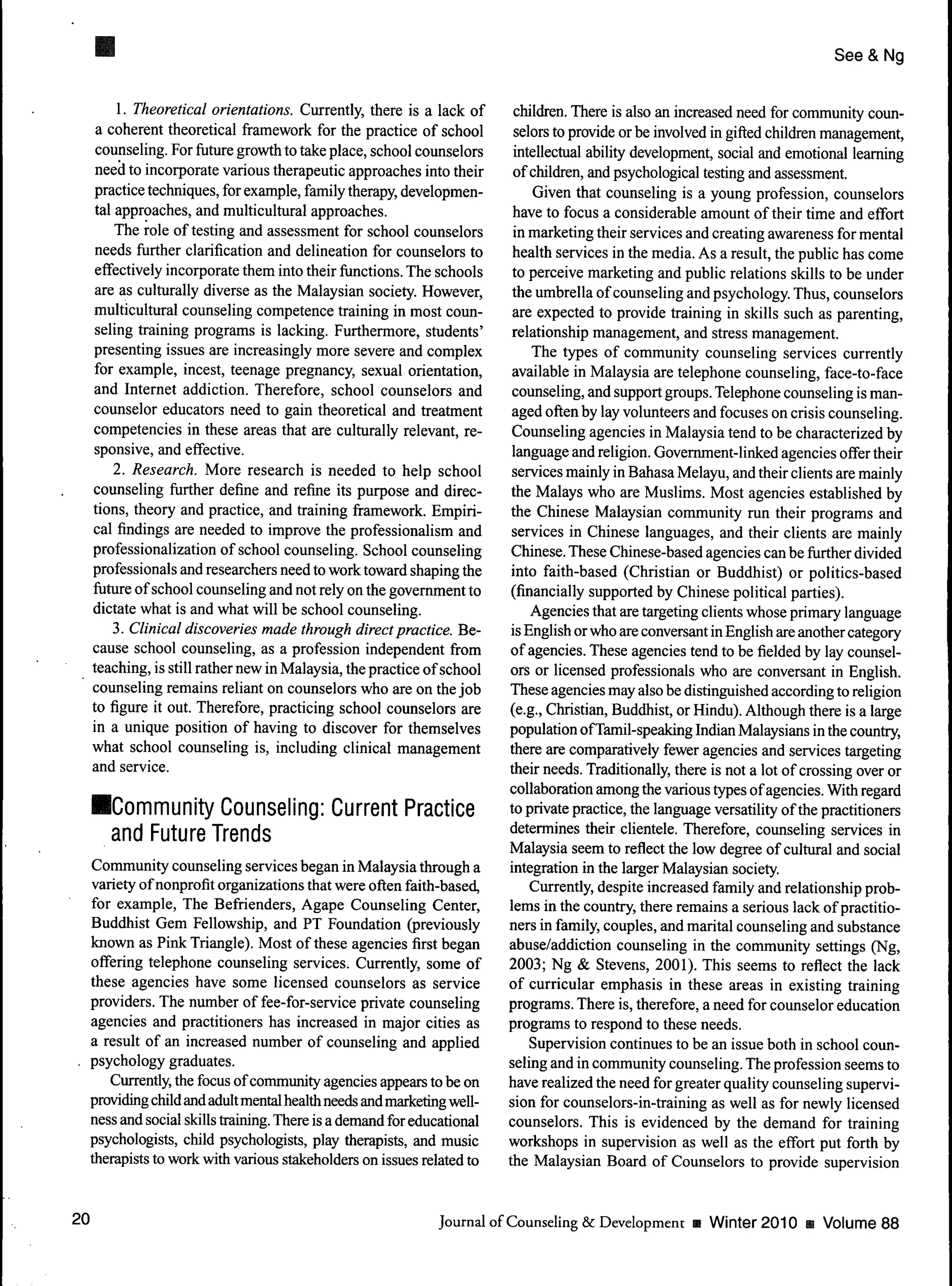 Counselling in malaysia | PDF