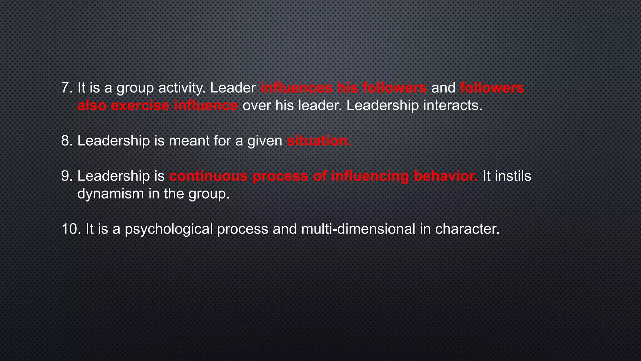 LEADERSHIP BEHAVIOUR DEFINATION AND THEORIES | PPT