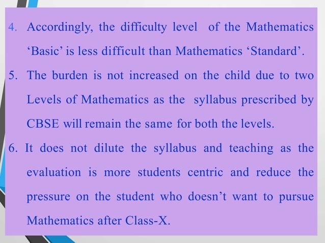 COUNSELLING ON MATHEMATICS | PPT