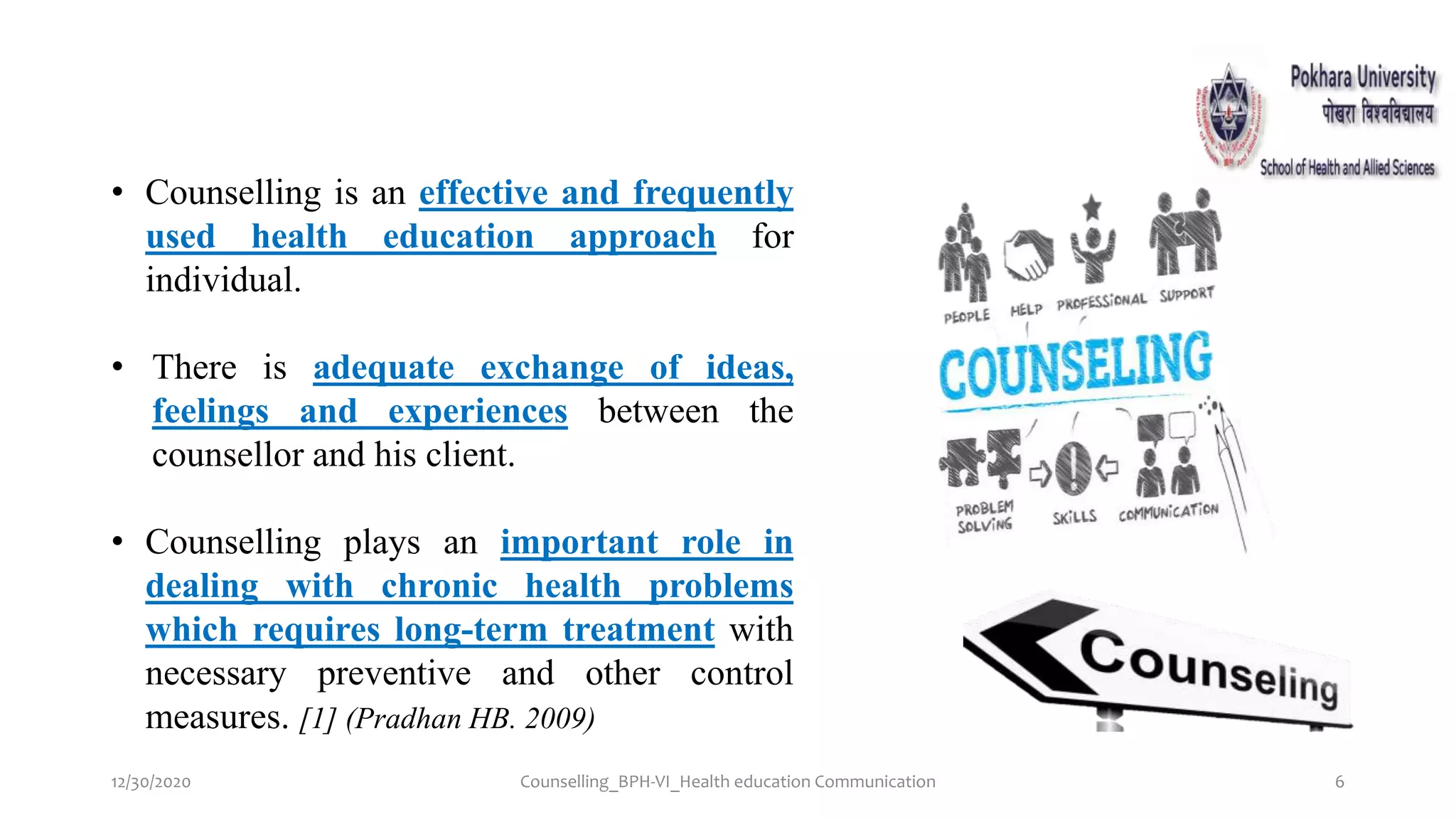 Counselling presentation | PPTX