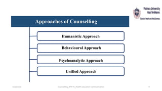 Counselling presentation | PPTX