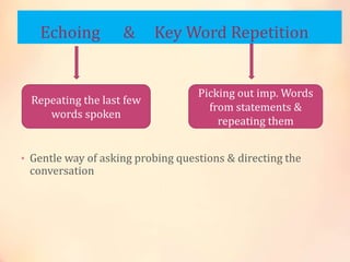 Counselling skills | PPTX