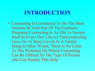 Counselling Technique | PPT