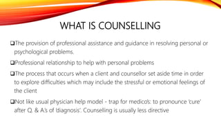 Counselling to Handle Stress | PPTX