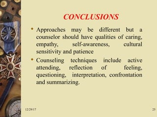 Counselling of people living with HIV/AIDS | PPT